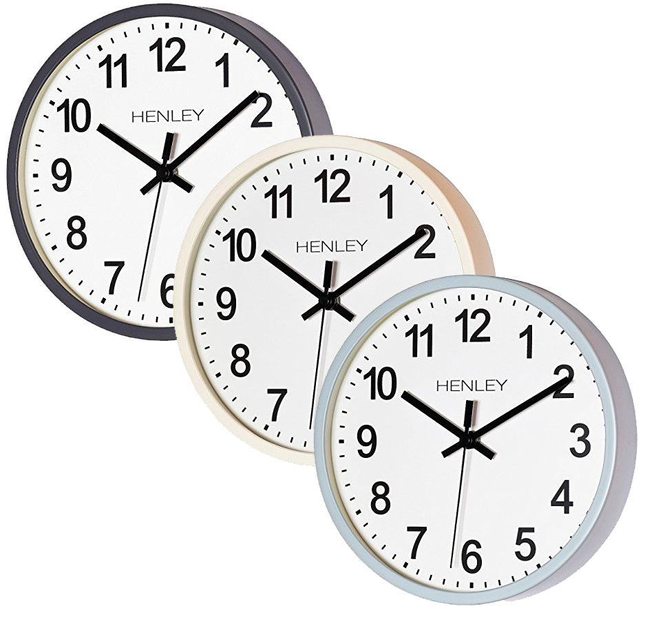 Quiet Sweep Ivory 25cm Wall Clock – Glow Wholesale